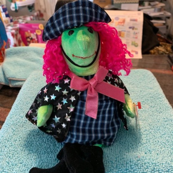 Toys | Ty Beanie Babies Halloween Witch Scary Plush Toy Doll Figurine ...